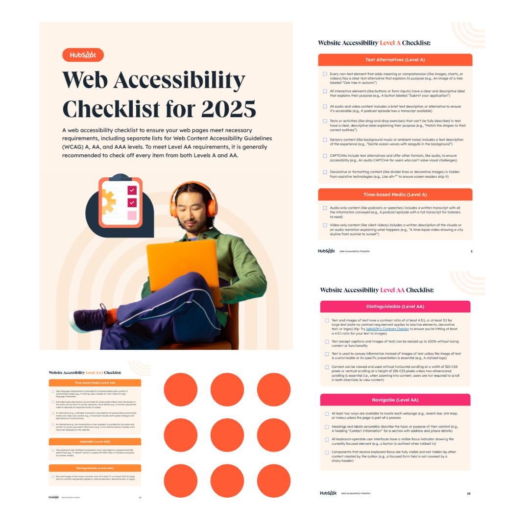 Free Website Accessibility Checklist | Download Now